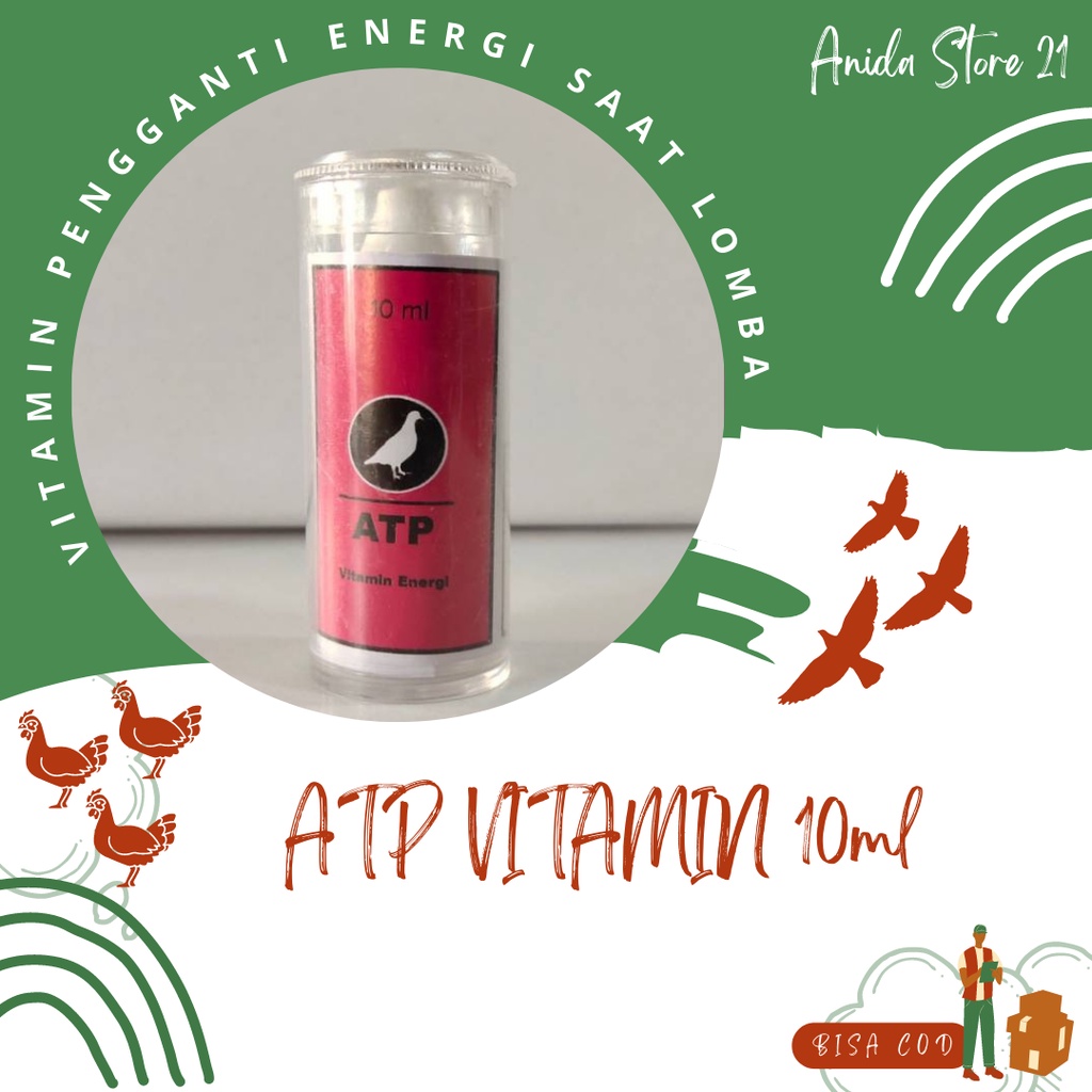 Jual Atp Vitamin Energi 10ml Berkhasiat Untuk Pengganti Energi | Shopee ...