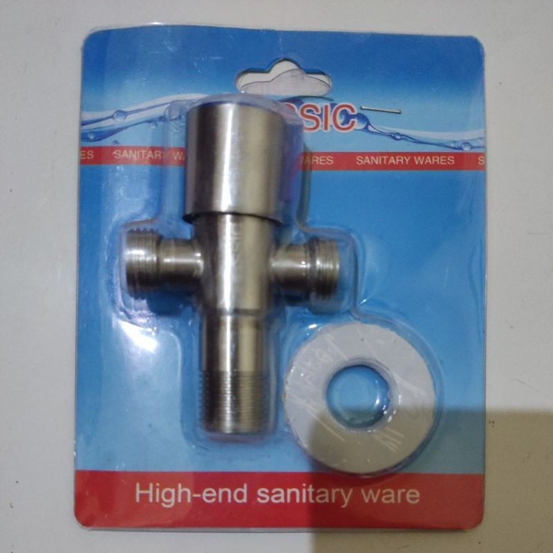 Jual Kran Shower T stainless Kran Air Kran Shower Double | Shopee Indonesia