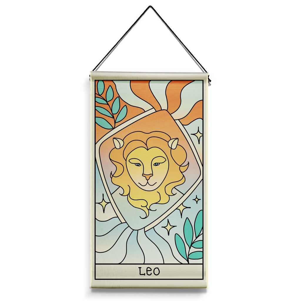 Jual Hiasan Dinding Horoscope Tarot Zodiak Wall Scroll Hanging Banner ...