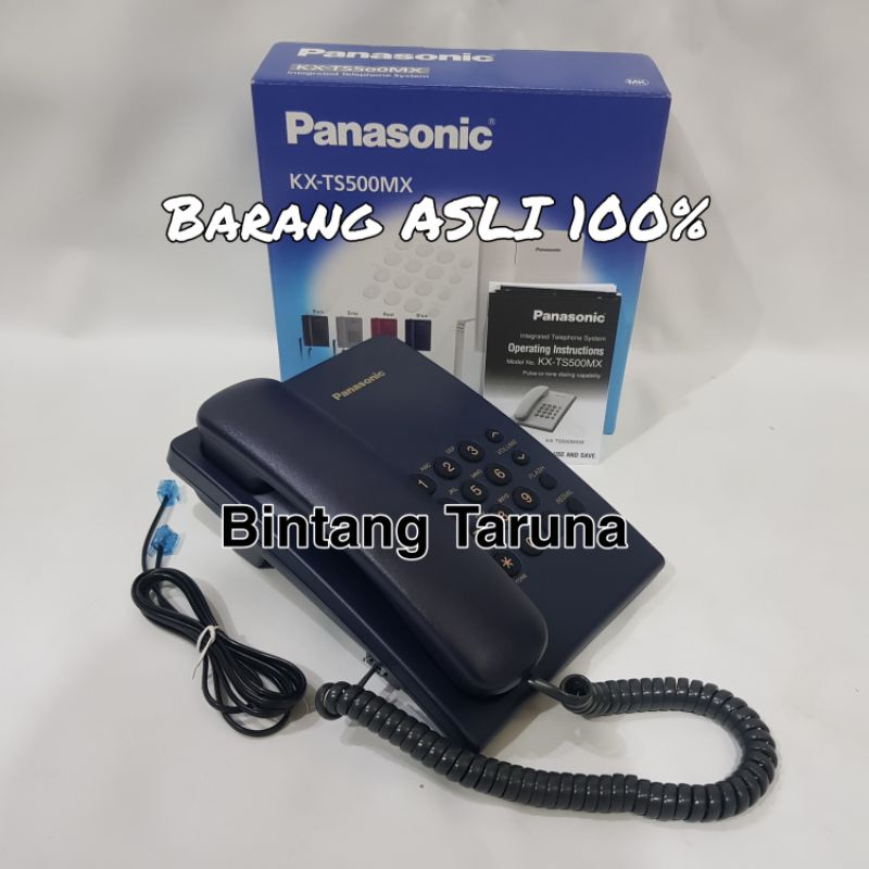 Jual Pesawat Telepon Panasonic KX-TS500 Telpon Kabel Panasonic KX-TS500MX Telfon Kabel Panasonic ...