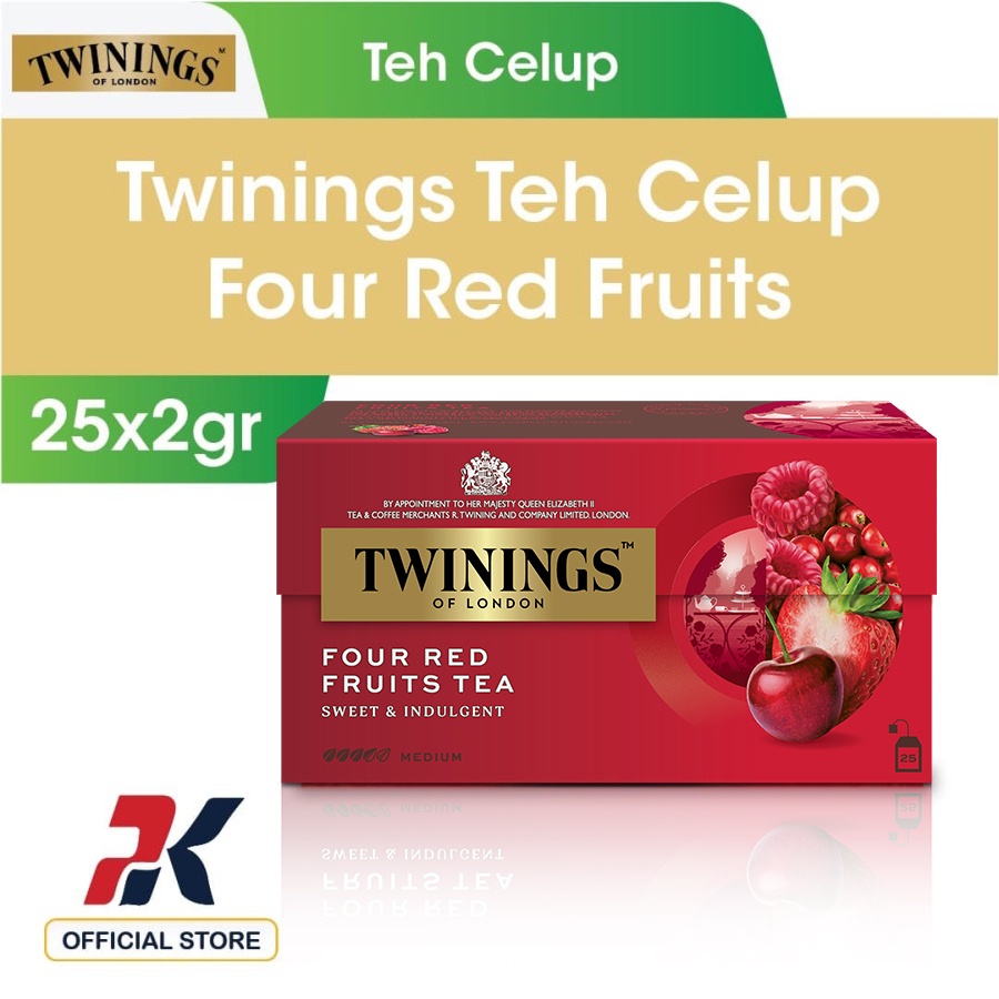 Jual Twinings 4 Red Fruit Flavoured Tea | Shopee Indonesia