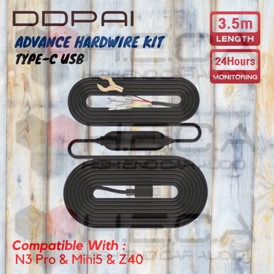 Jual DDPAI Hardwire Kit Type-C USB Kabel DashCam 24 Hours Parking ...