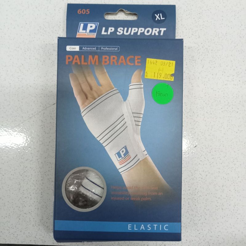 Jual Palm brace supporter pelindung tapak tangan cidera merek LP 605 ...