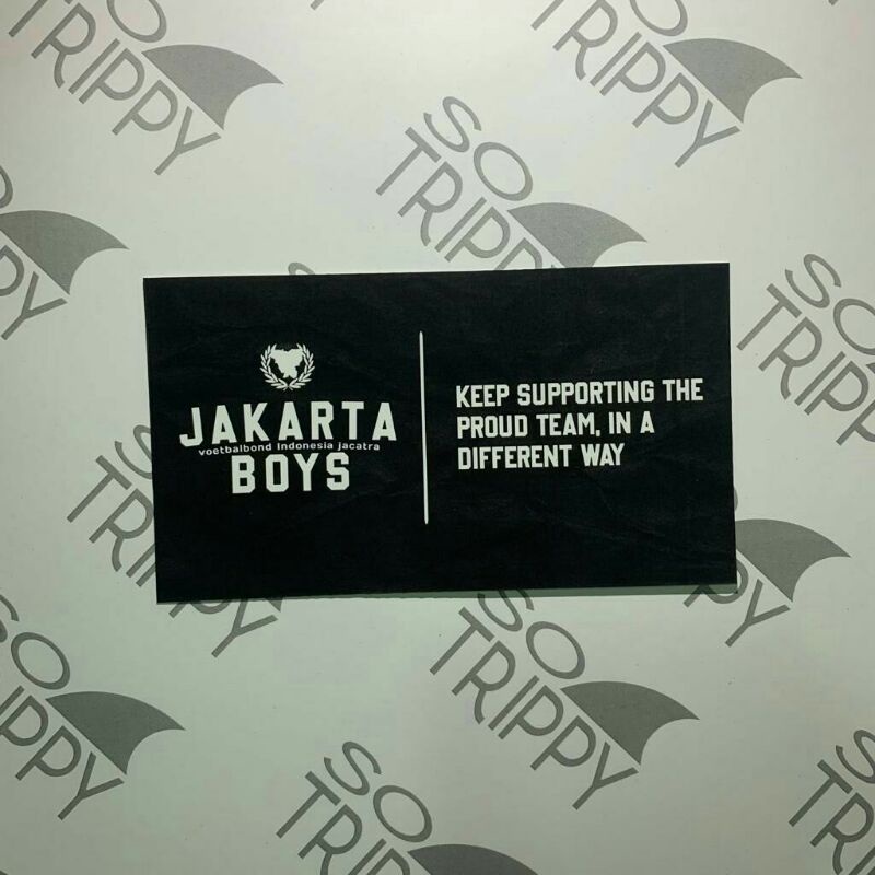 Jual STIKER STICKER CASUALS ULTRAS JAKARTA BOYS CURVA | Shopee Indonesia