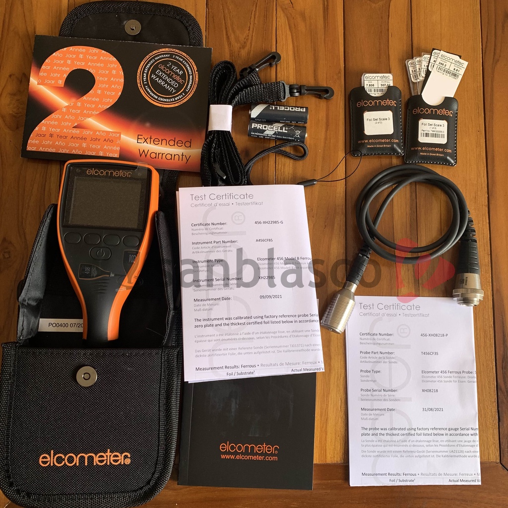 Jual Elcometer 456 Model B Separate DFT Gauge Probe Ferrous coating thickness | Shopee Indonesia