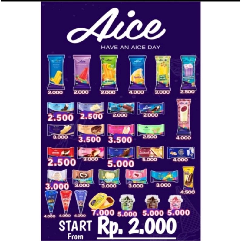 Jual Ice cream Aice | Shopee Indonesia