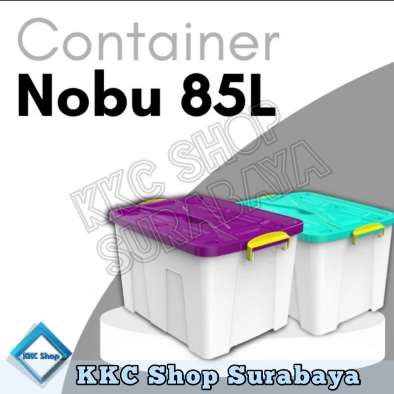 Jual Container box roda Nobu 85lt kontainer | Shopee Indonesia