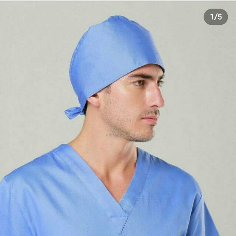Jual topi medis / topi dokter / topi bedah | Shopee Indonesia