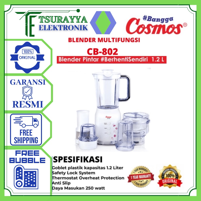 Jual COSMOS CB802 / Blender Cosmos 4 in 1 CB 802 / CB-802 Blender ...