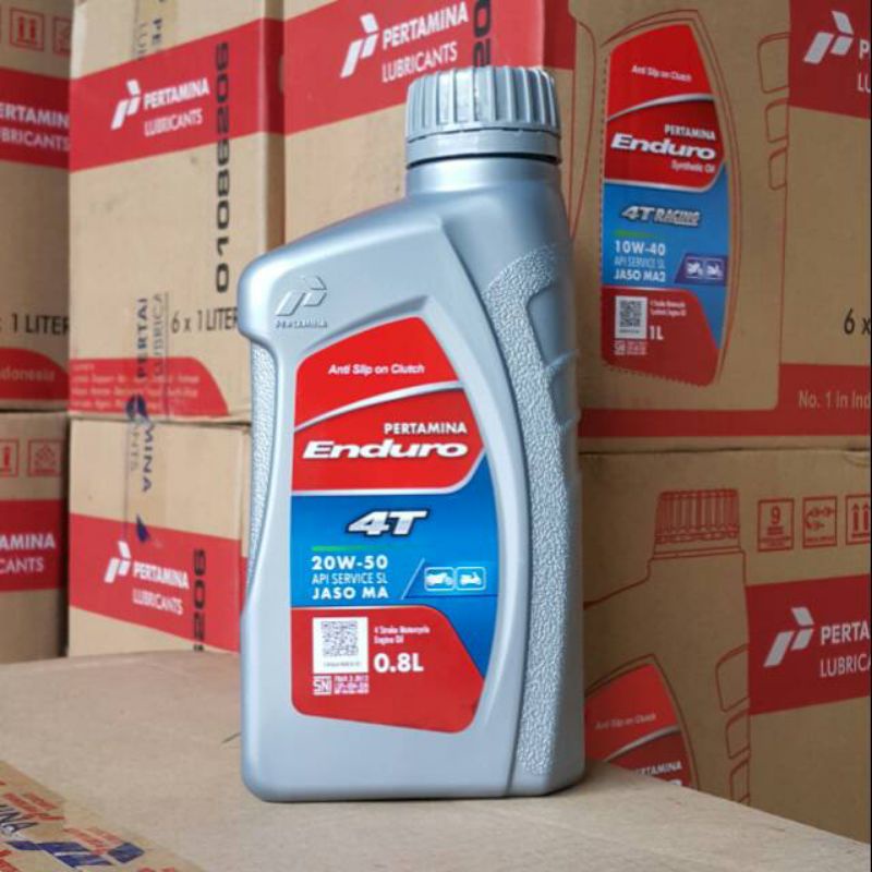 Jual Oli Mesin Pertamina Enduro 4T SAE 20W-50 800ml Original Resmi | Shopee Indonesia