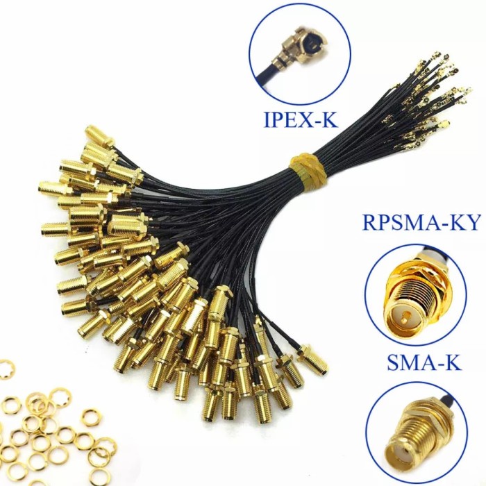 Jual Kabel adapter Antena IPX IPEX IPEX-K to SMA RP-SMA Female for GSM Wifi | Shopee Indonesia