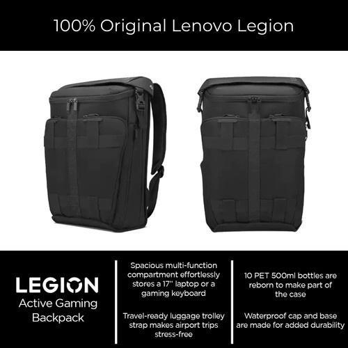 Jual New Backpack Gaming Lenovo Legion Active 17" Inch Original ...