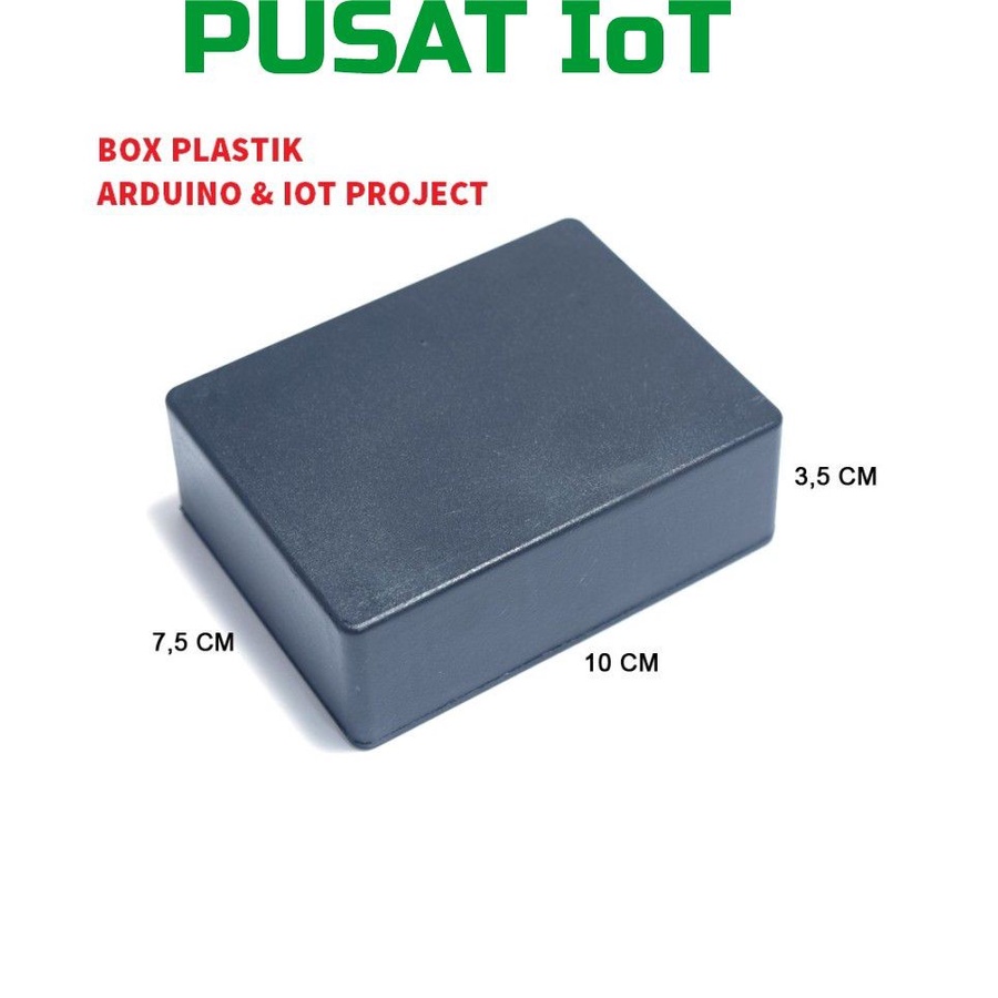 Jual BOX PLASTIK HITAM UKURAN 10x7.5x3.5 | Shopee Indonesia