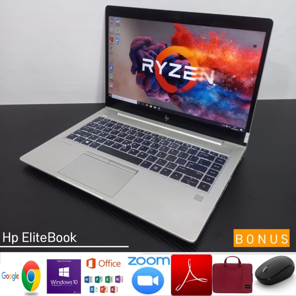 Jual Laptop Hp 745 G5 AMD Ryzen 5 Pro Ram 16GB SSD 256GB - 8 CPUs ...