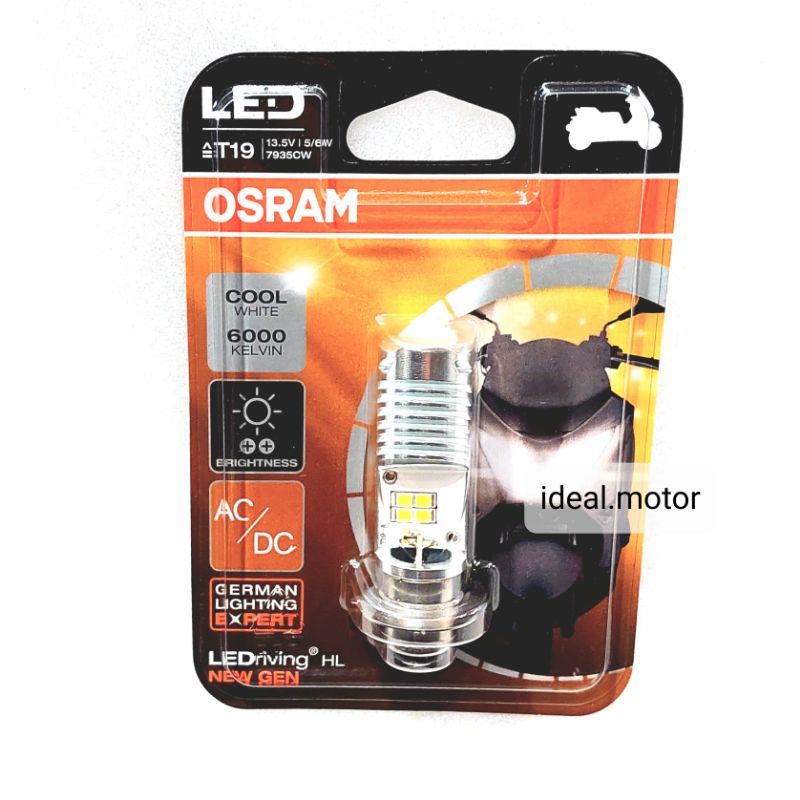 Jual Bohlam Dop Osram 7935CW LED cool white 6000 Kelvin bebek 13.5V 5 ...