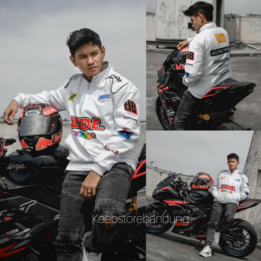 Jual Nascar Jacket Racing Jaket Varsity Pria Wanita Original ZADE SUPPLY/Jaket Motor | Shopee ...
