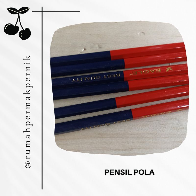 Jual Pensil Pola Merah Biru | Shopee Indonesia