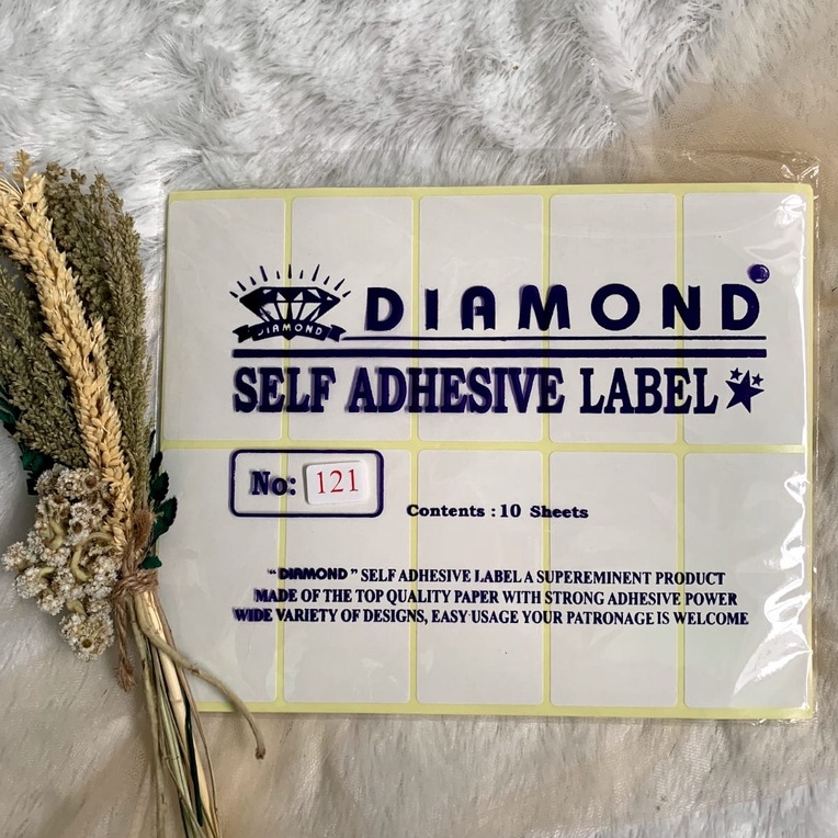 Jual Label 121 Sticker (100 label/pack) 3,8 x 7,6 cm / Label Stiker ...