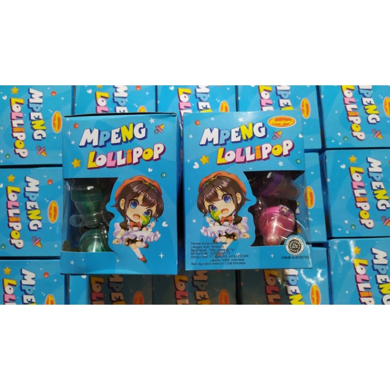 Jual Permen Mpeng Lollipop / Permen Loli Bentuk Mpeng ( isi 24 pcs @7gr ...