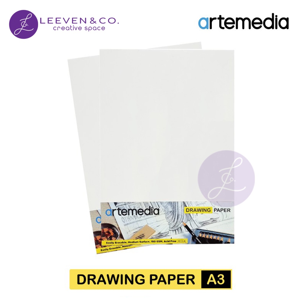 Jual ARTEMEDIA A3 DRAWING PAPER 150GSM | Shopee Indonesia
