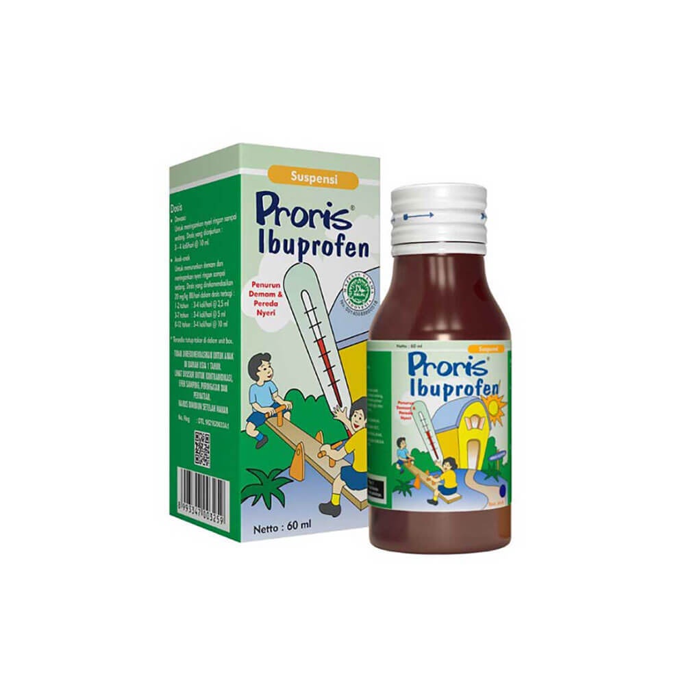 Jual Proris Ibuprofen Syrup 60ml | Shopee Indonesia