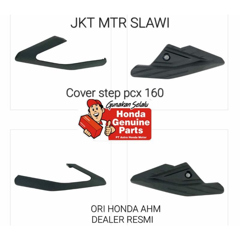Jual cover step arm pcx harga 1set pcx 160 kiri & kanan ori honda ahm ...