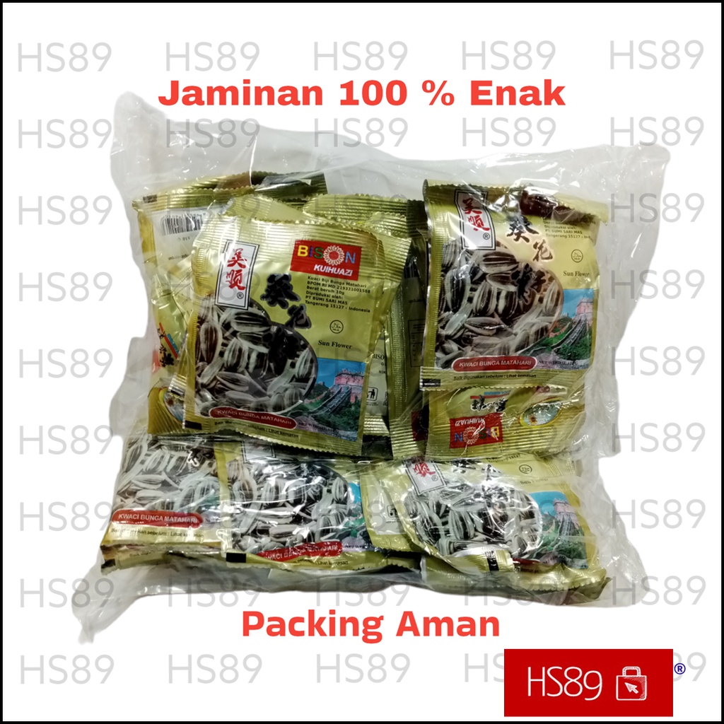 Jual Kuaci / Kwaci Bison Bunga Matahari (20 x @12gr) | Shopee Indonesia