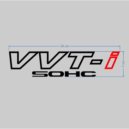 Jual Stiker VVTI Mobil Honda VVT-I SOHC - Car Decal Sticker | Shopee ...
