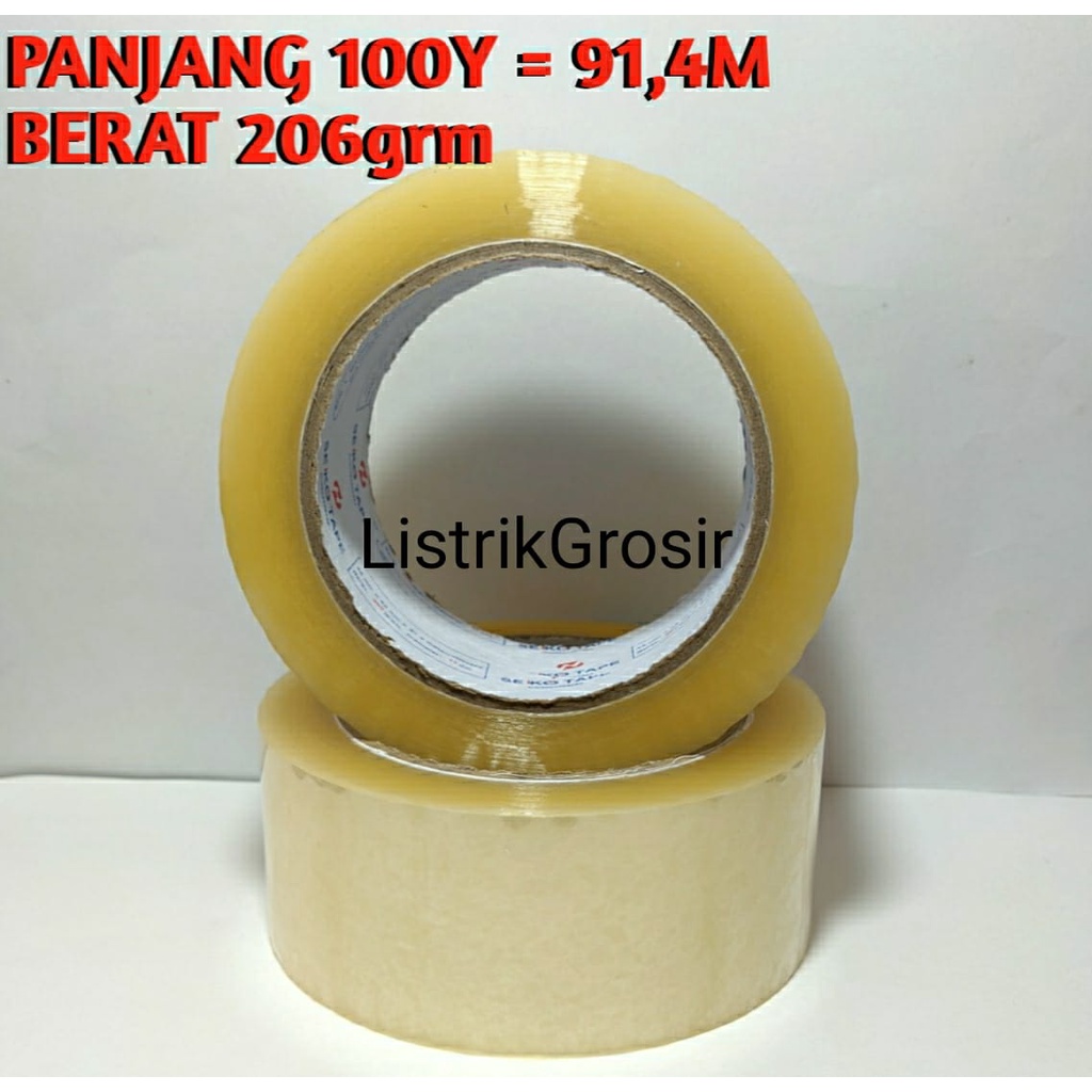 Jual Isolasi Lakban Coklat Pajero 100y 50y 48mm Plakban Coklat 2 Inch ...