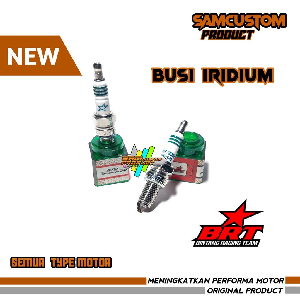 Jual Busi BRT Iridium Racing PCX ADV Vario Scoopy Beat Nmax Aerox Mio | Shopee Indonesia