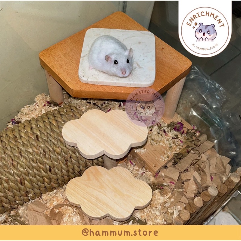 Jual Corner Platform Hamster Kayu | Meja Hamster Pojokkan | Aksesoris ...