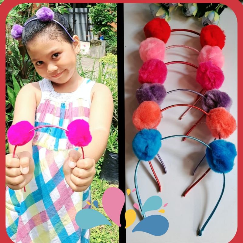 Jual Bando pom pom bando bulu bando lucu bando anak bando korea ...