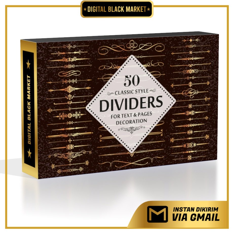 Jual ID3614 - 50 Vector Divider Design Elements 2837516 | Shopee Indonesia