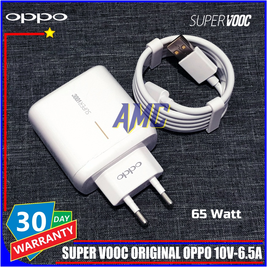 Jual Charger Oppo Reno 6 Pro ORIGINAL 100% SUPER VOOC USB Type C 65 ...
