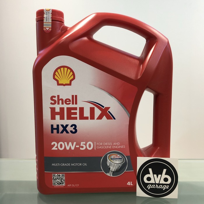 Jual Shell Helix Hx3 20W-50 4 Liter | Shopee Indonesia