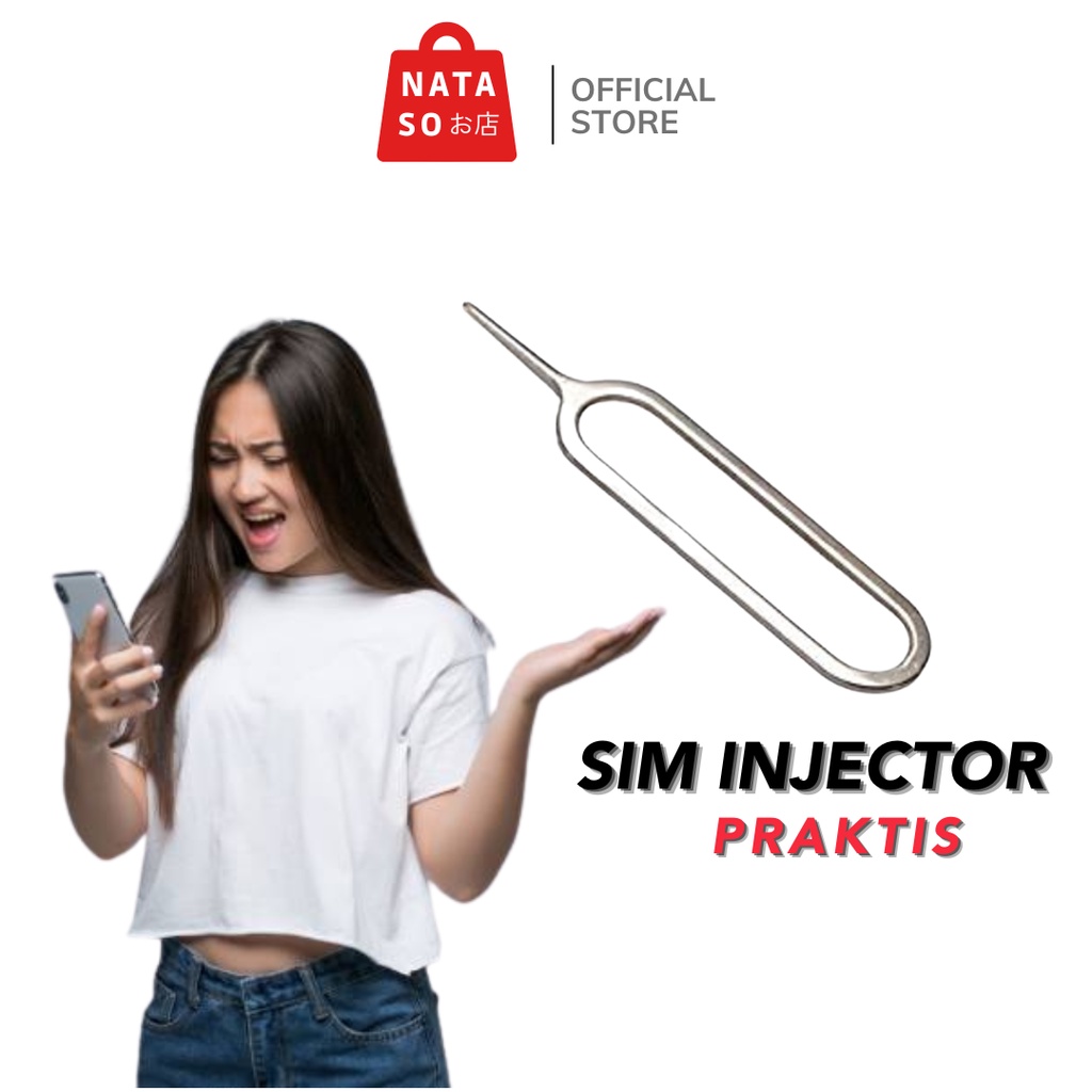 Jual SIM JARUM SIM CARD TRAY TUSUK EJECTOR SIM CARD INJECTOR PEMBUKA ...