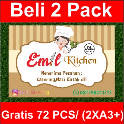 Jual STIKER LABEL PRODUK "CATERING" | Shopee Indonesia