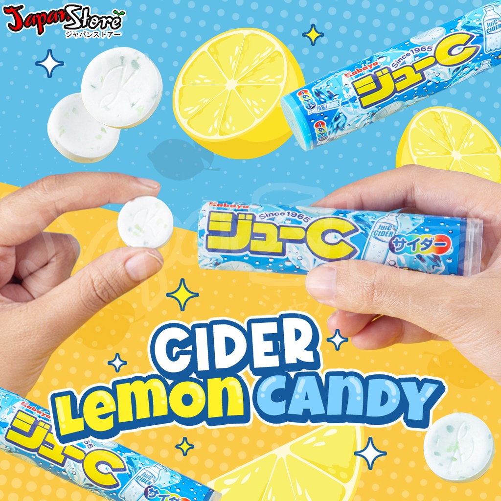Jual Kabaya Ju-C Juicy Cider Candy - Original Lemon Flavor | Shopee ...