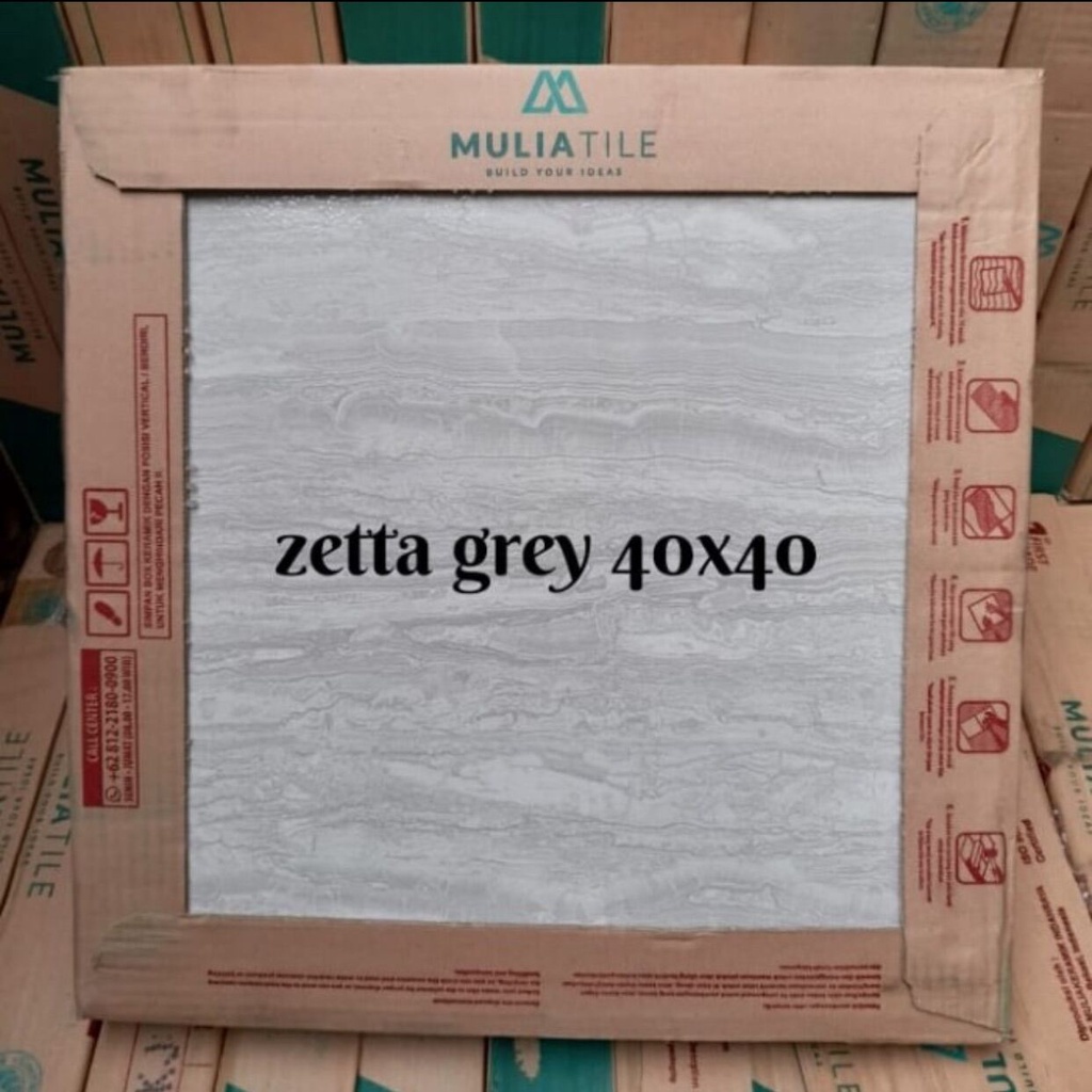 Jual Keramik lantai 40x40 zetta grey / glossy | Shopee Indonesia