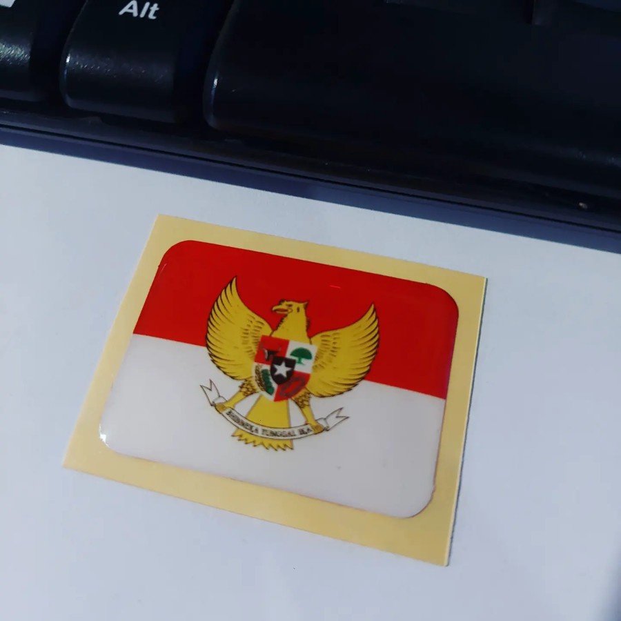 Jual Sticker Resin Timbul Merah Putih GARUDA Stiker Lentur 3D Indonesia ...