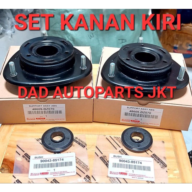 Jual KARET SUPPORT SHOCK BREAKER DEPAN+LAHAR SUPPORT RUSH TERIOS AVANZA ...