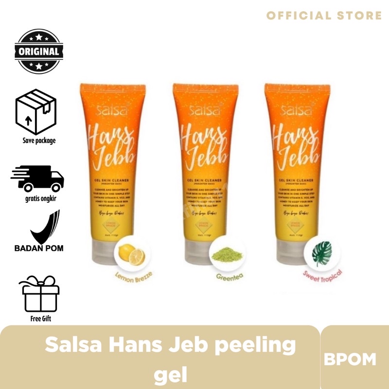 Jual SALSA Hans Jebb Peeling Gel - Skin Cleanser Scrub Eksfoliasi ...