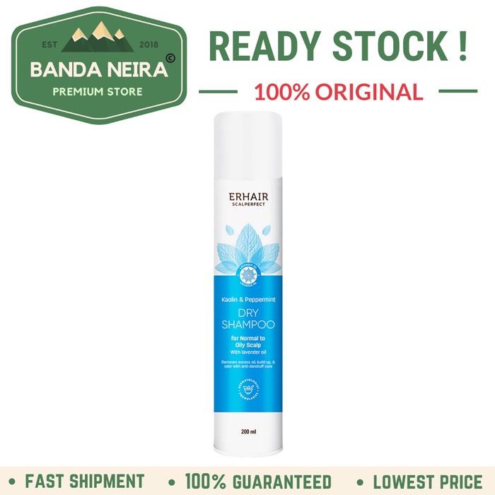 Jual Shampoo Erha / Erhair Dry Shampoo For Normal To Oily Scalp (Hair ...