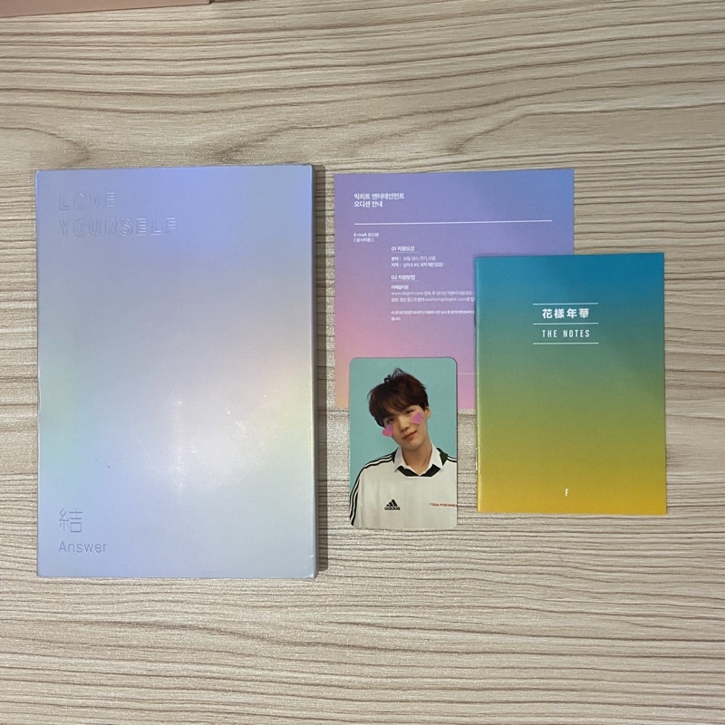 Jual Fullset Album BTS Love Yourself : Answer Version F (PC Yoongi ...