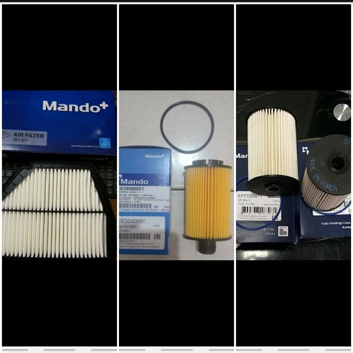 Jual Filter Oli Mobil Paket Filter Solar Captiva Fl2 2Buah, Filter Oli ...