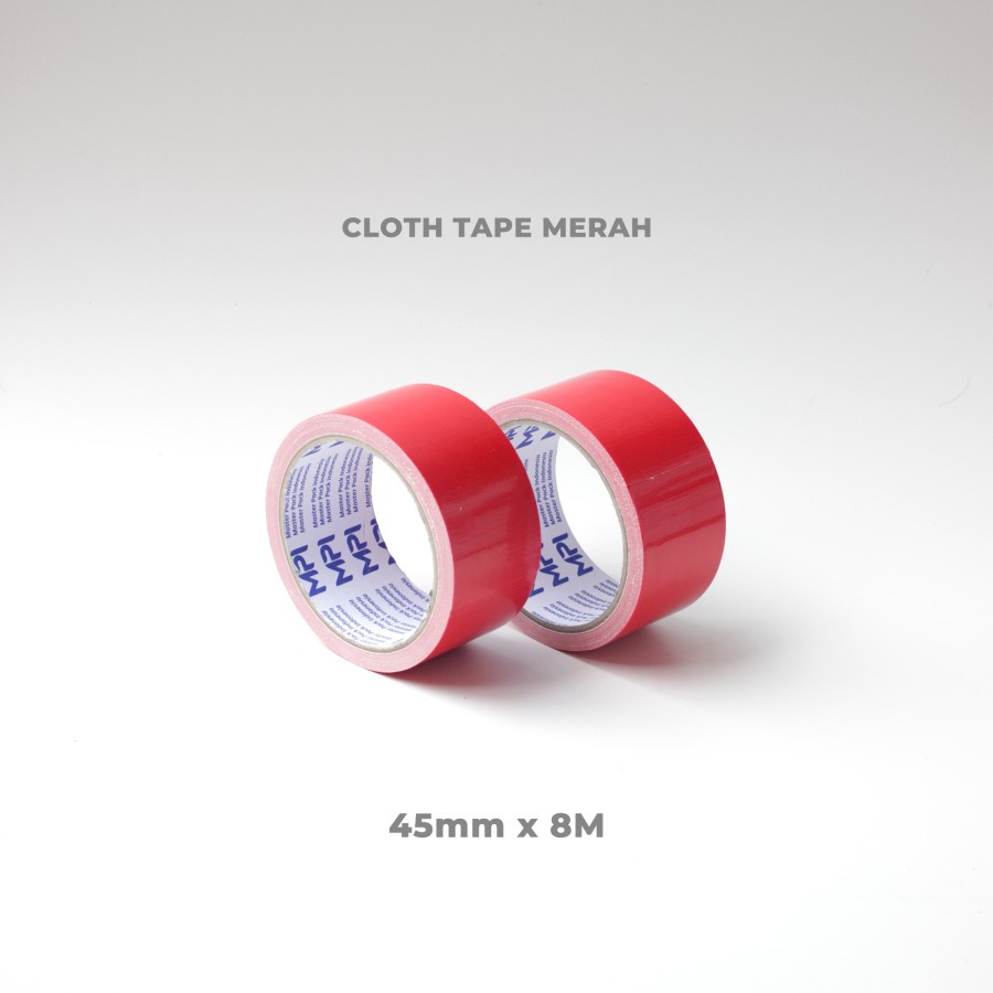 Jual Lakbain Kain Merah MPI 2 INCH x 8 Meter MPI - Cloth Tape | Shopee ...