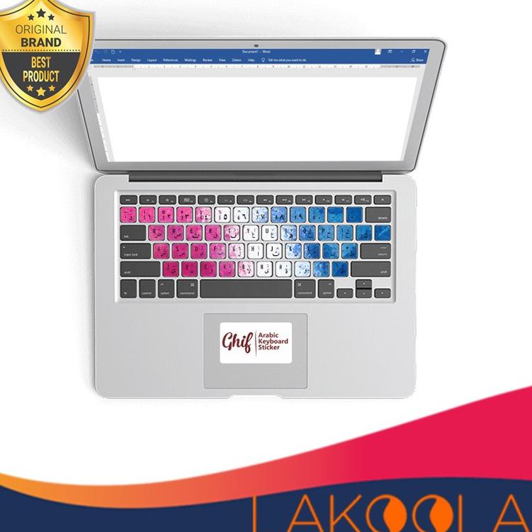 Jual Readystock CHGC7 Stiker Keyboard Arabic - Huruf Hijaiyah Tempelan ...
