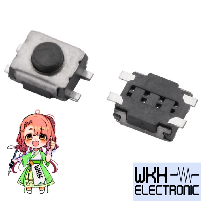 Jual Micro Switch 4 PIN Tactile Touch Push Button 3x3.5x2mm SMD SMD-4 ...