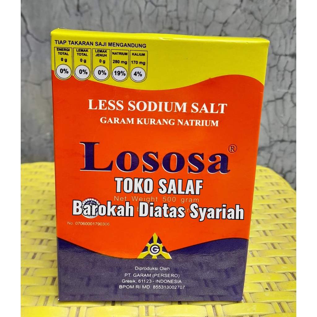 Jual Garam Lososa 500 GR | Garam Kurang Natrium | Less Sodium Salt ...