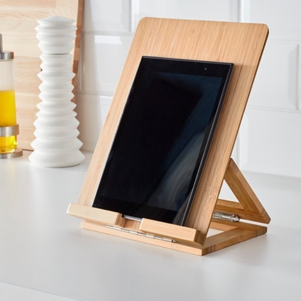 Jual Stand HP Tablet ikeya GRIMA Bambu Alas Bantu Standing Handphone ...